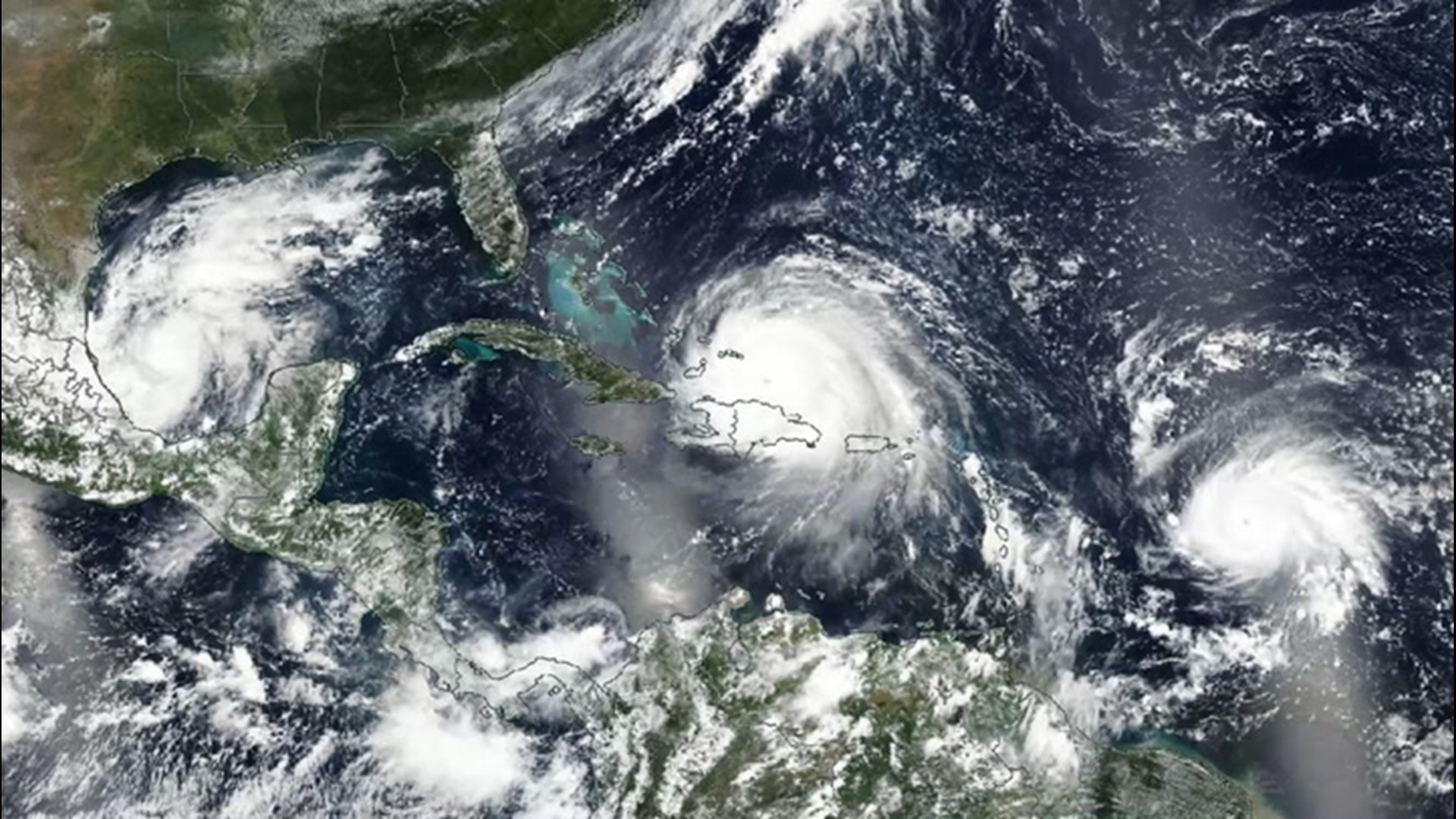 Most hurricanes spinning over the Atlantic at once | myfoxzone.com