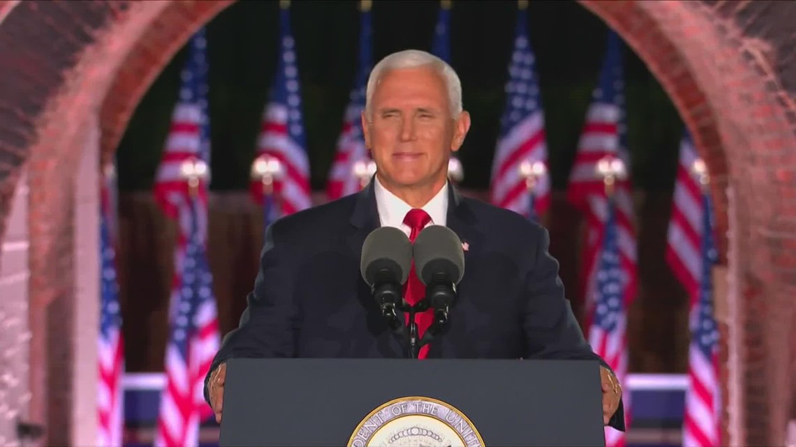 Pence accepts Republican vice president nomination in Baltimore ...