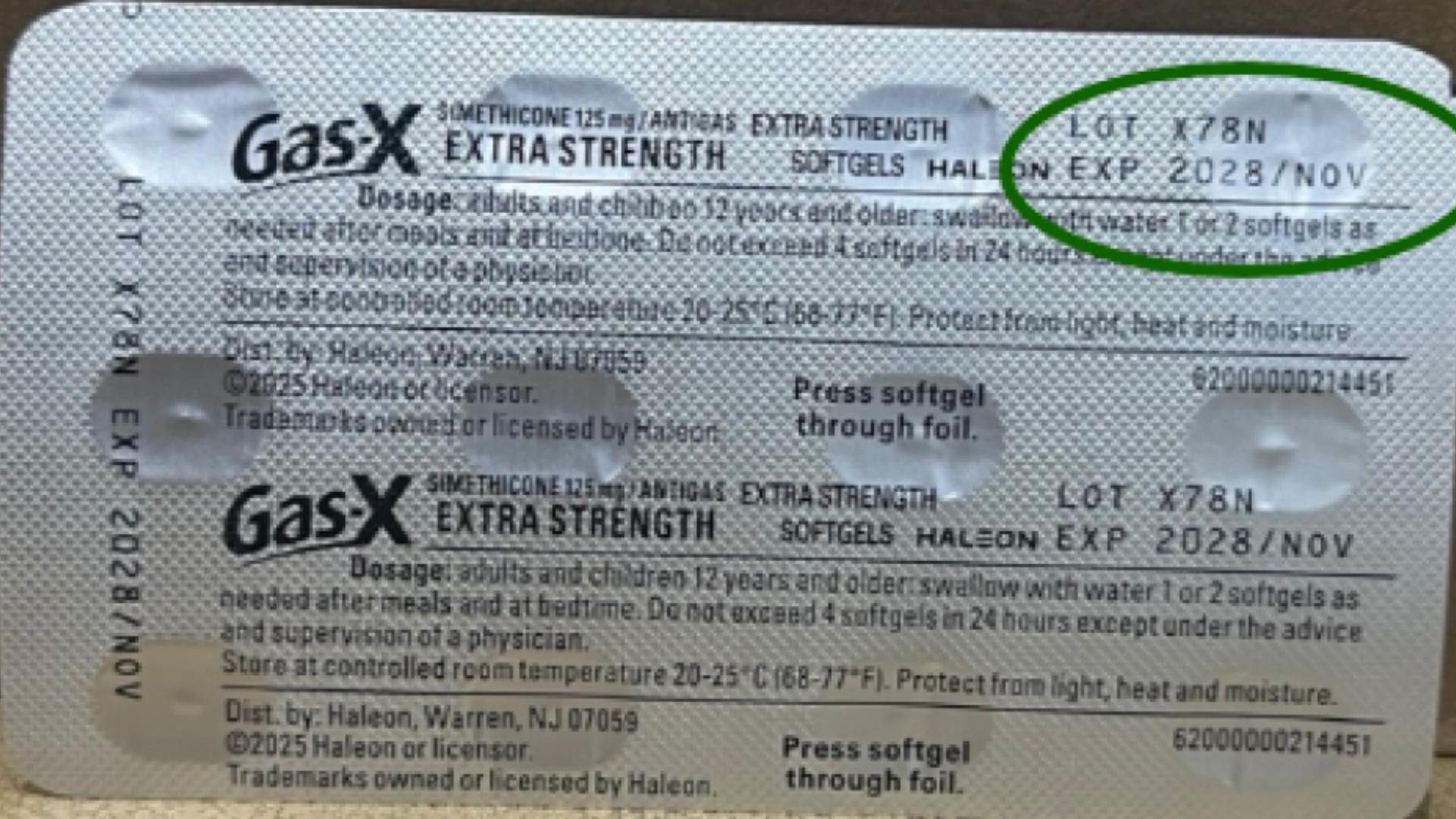 Gas-X maker voluntarily recalls certain lots over contamination risk ...