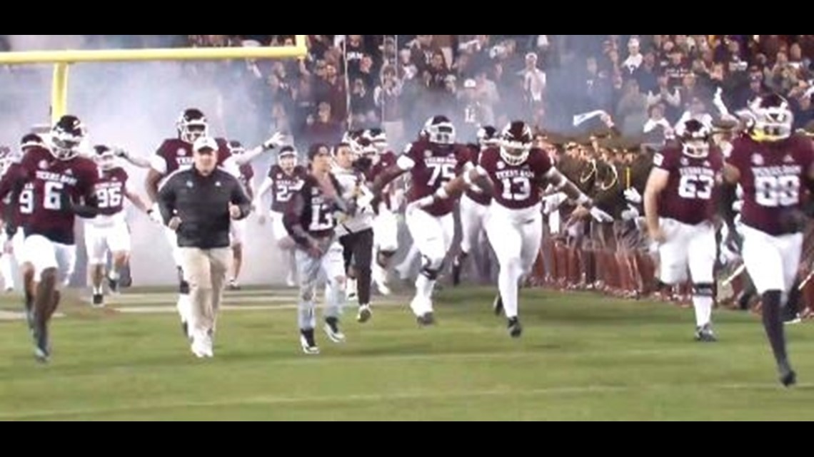 A&M football ends regular season with 38-23 upset win over #5 LSU ...