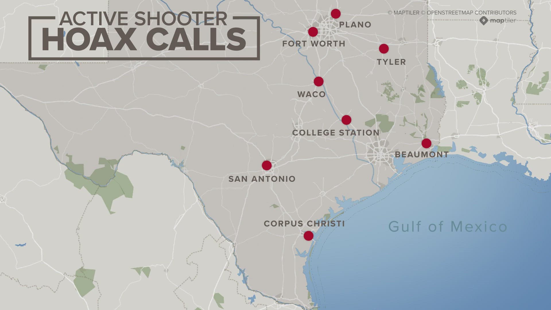 Fake active shooter calls come in at multiple campuses in Texas ...