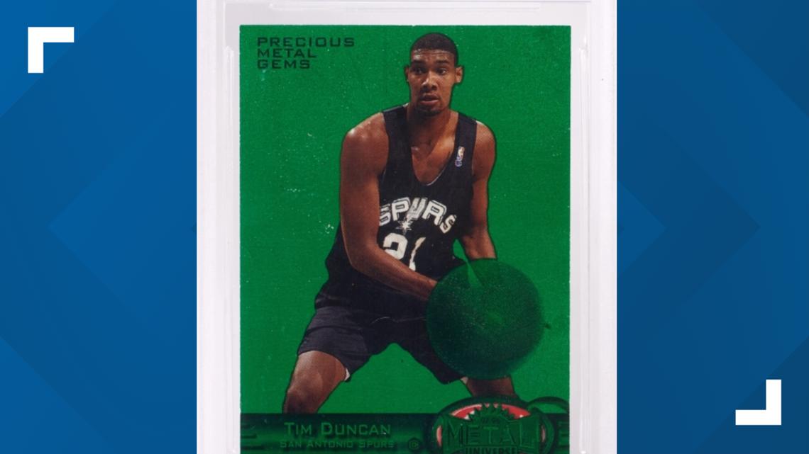 Tim Duncan rookie card sets record with $228K auction sale | myfoxzone.com