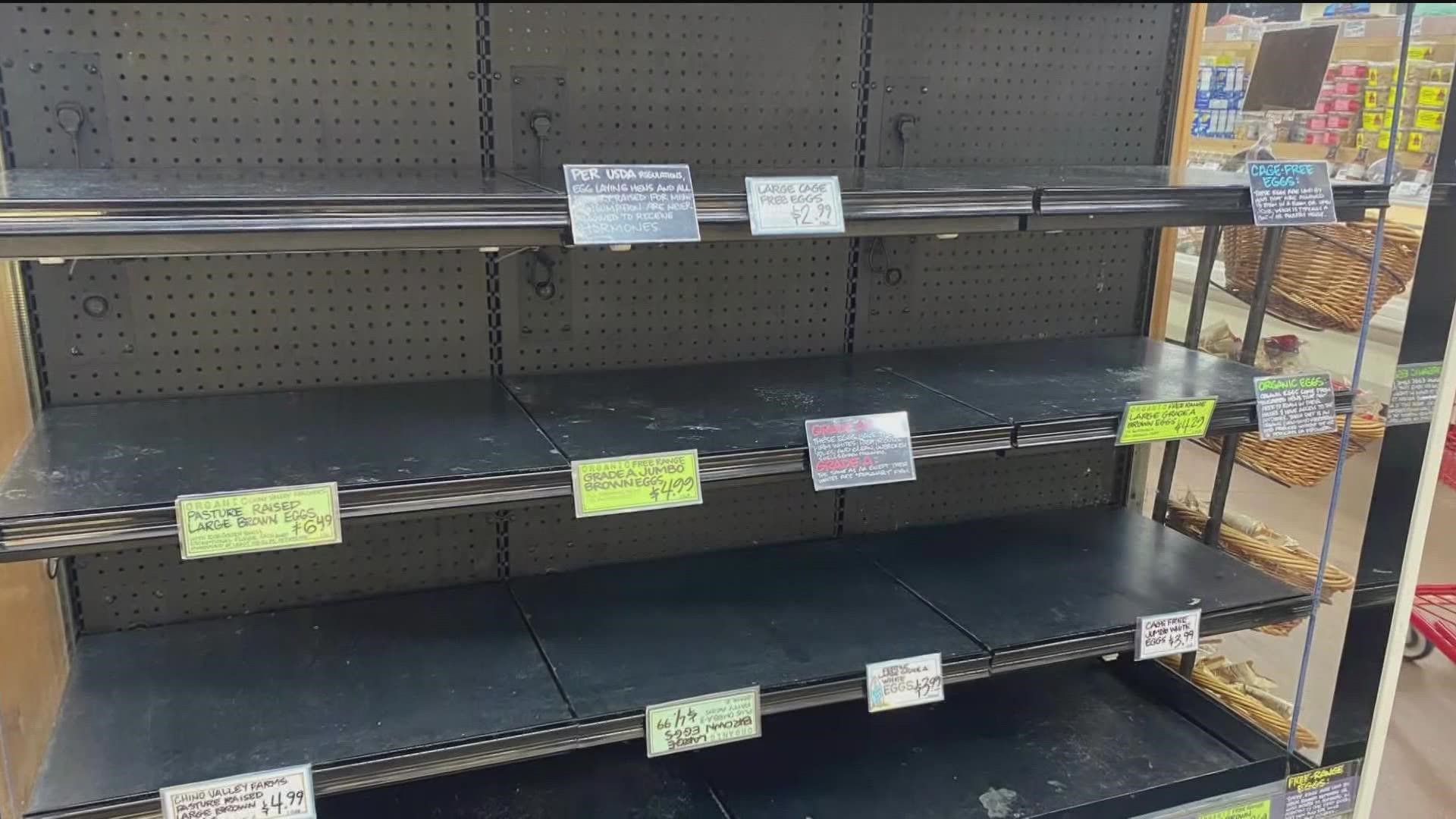Shortage of eggs across San Diego County | myfoxzone.com