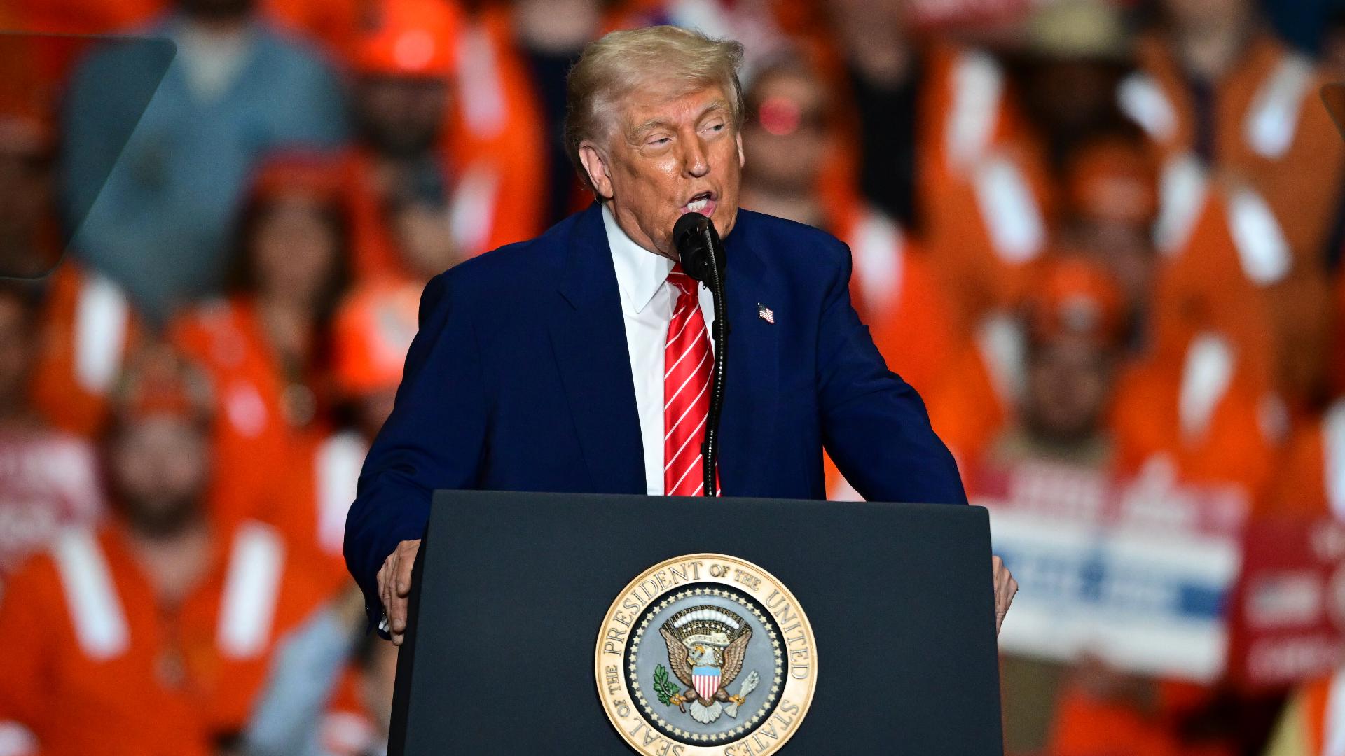 Trump says he'll double tariffs on foreign steel to 50% | myfoxzone.com