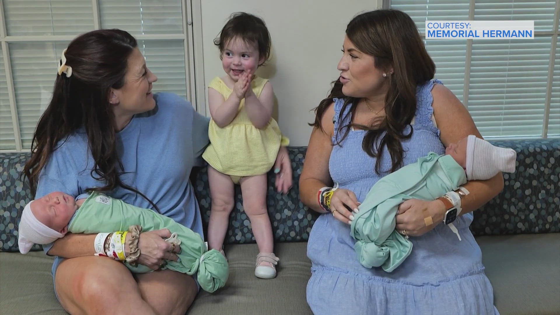 Houston twins give birth twelve hours apart at same hospital ...