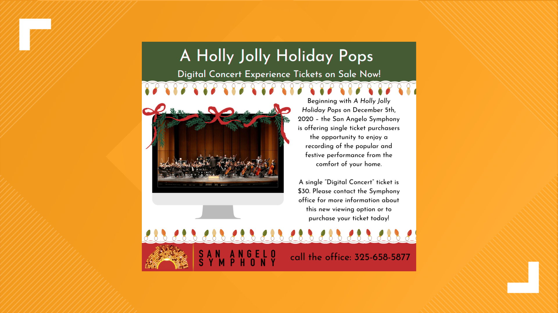 San Angelo Symphony presents its first digital concert | myfoxzone.com