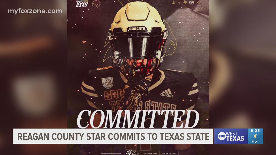 Reagan County star commits to Texas State football | myfoxzone.com