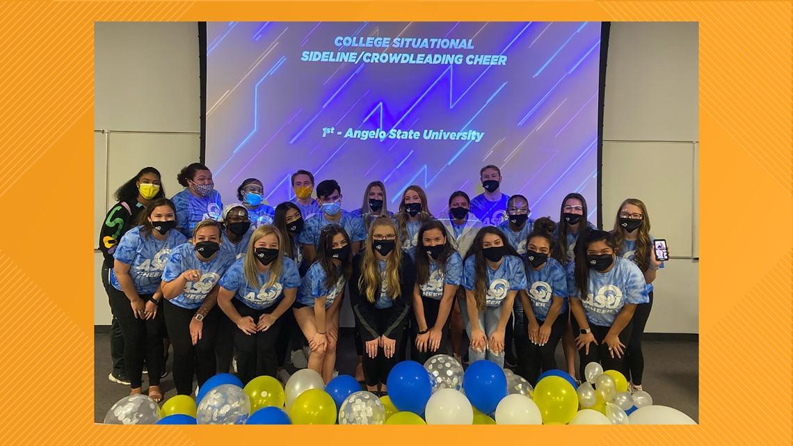 Angelo State's cheer team wins 2021 national titles | myfoxzone.com