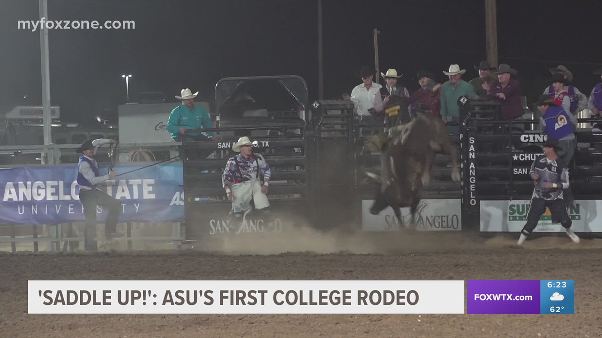 'Saddle up!': Angelo State holds first college rodeo | myfoxzone.com