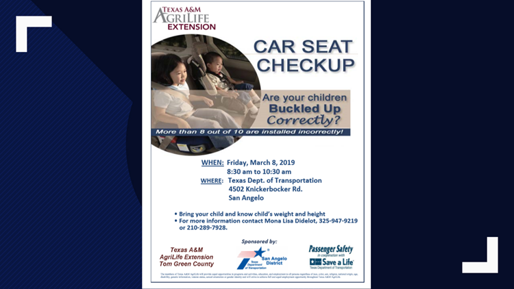 TxDOT Car Seat Check Up happening Friday, March 8 | myfoxzone.com