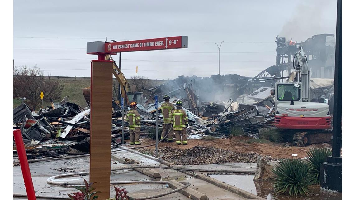 Fire at Abilene restaurant/convenience store still burning | myfoxzone.com