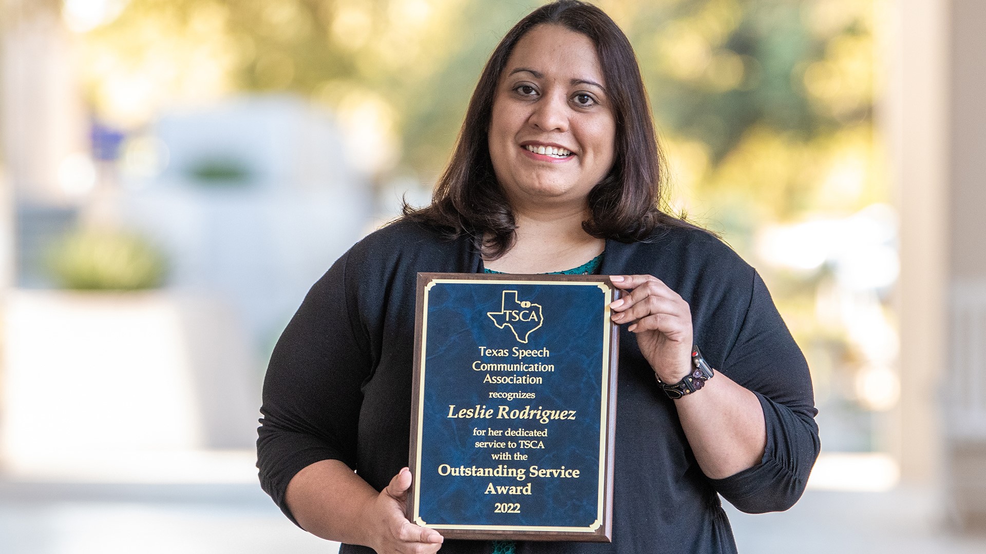 Angelo State communications professor wins state service award ...