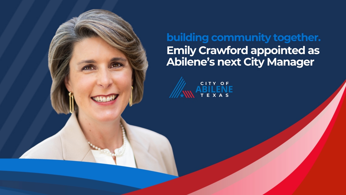New era for Abilene: Emily Crawford appointed City Manager | myfoxzone.com