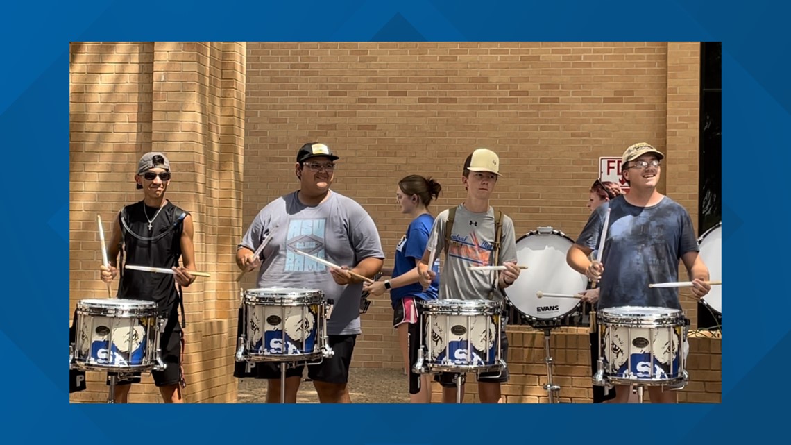 Angelo State drumline gets ready for new football season | myfoxzone.com