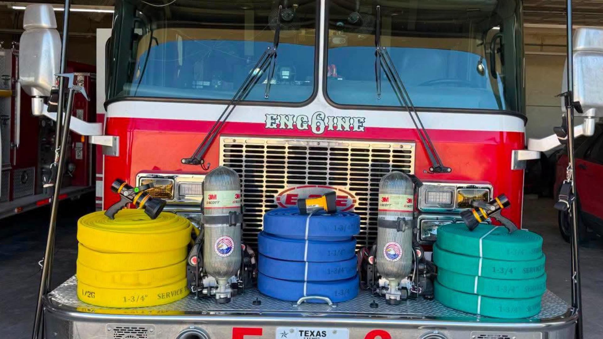 Roscoe Volunteer Fire Department update equipment after receiving Texas ...