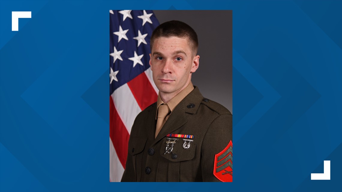 Goodfellow Air Force Base honors U.S. Marine Staff Sgt. Bryce Rudisell ...