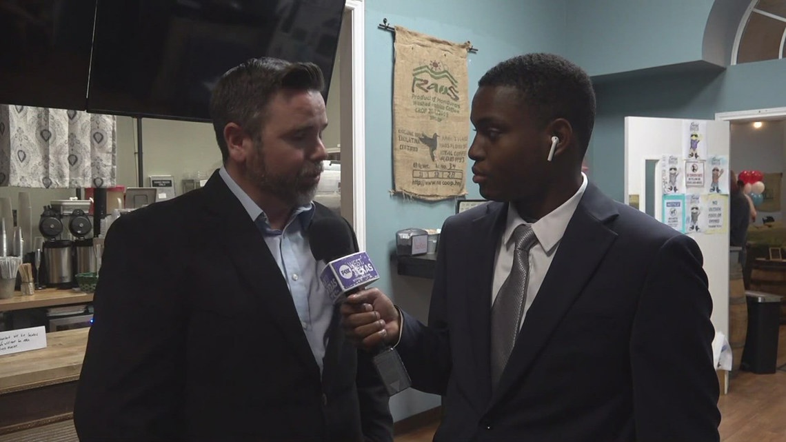 Police Chief-Elect Travis Griffith speaks after declaring victory ...