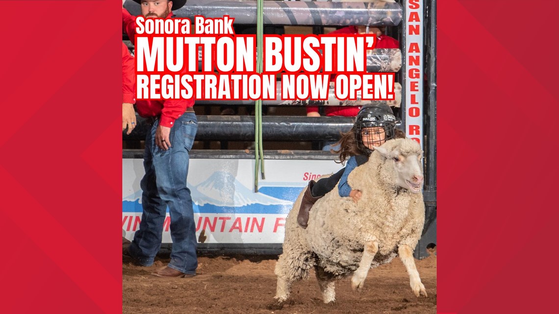 Time to register your child to mutton bust in San Angelo Rodeo ...