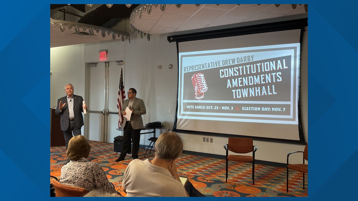 Texas representative Drew Darby holds San Angelo townhall | myfoxzone.com