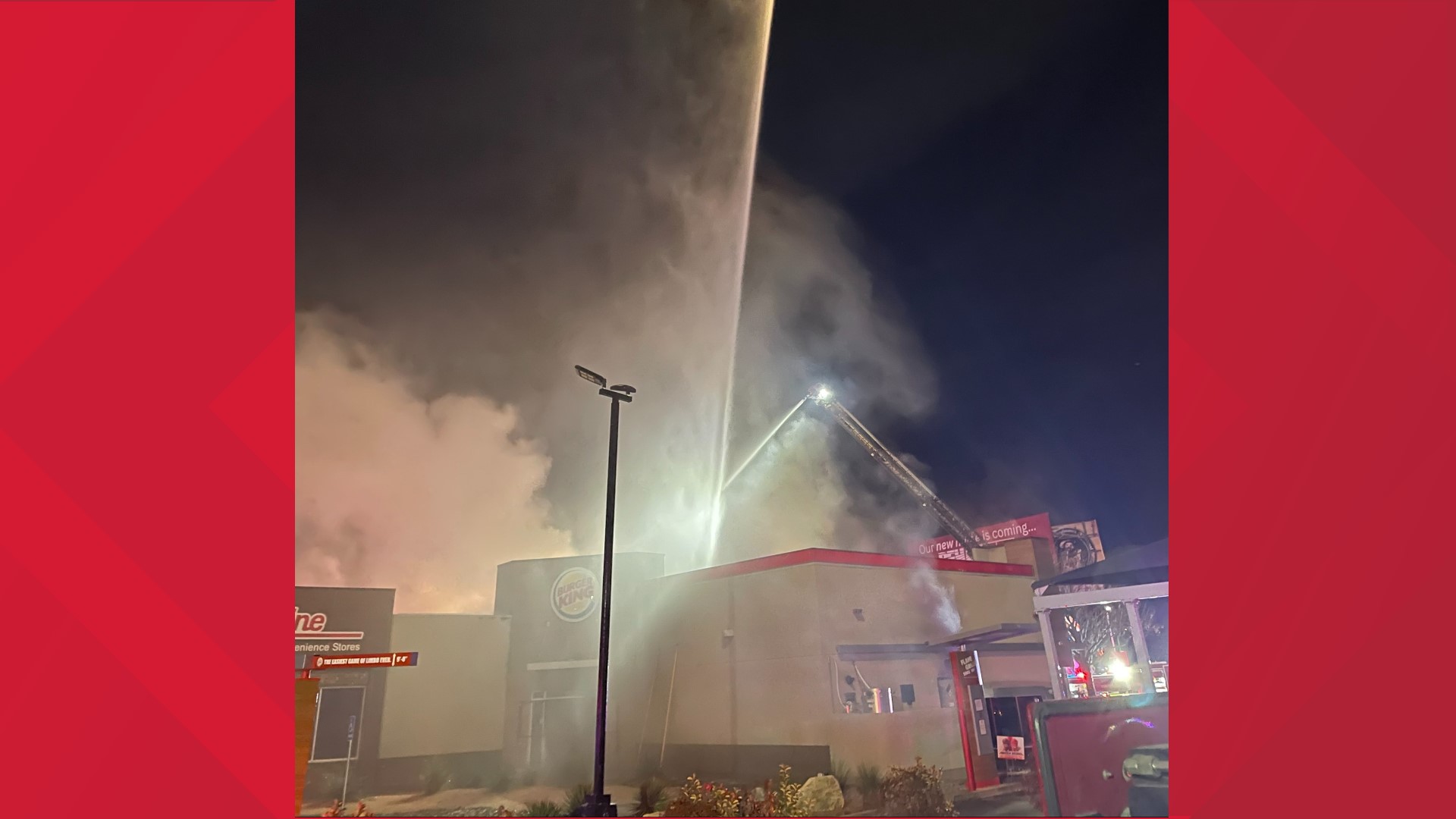 Fire at Abilene restaurant/convenience store still burning | myfoxzone.com