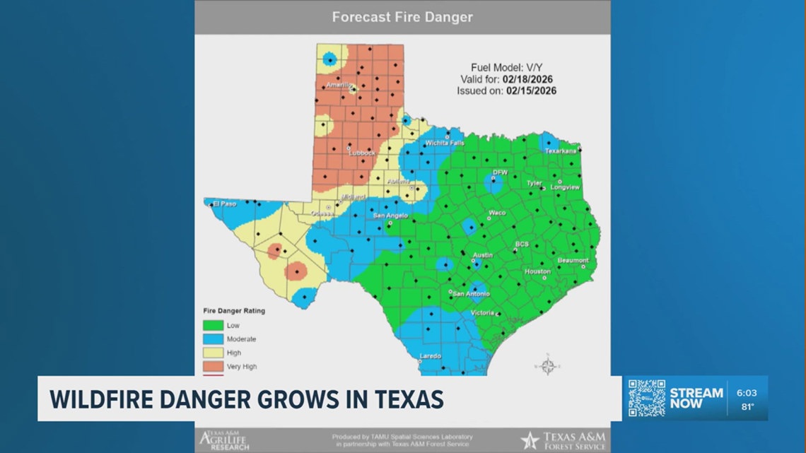 Wildfire Danger is Growing Across West Texas | myfoxzone.com