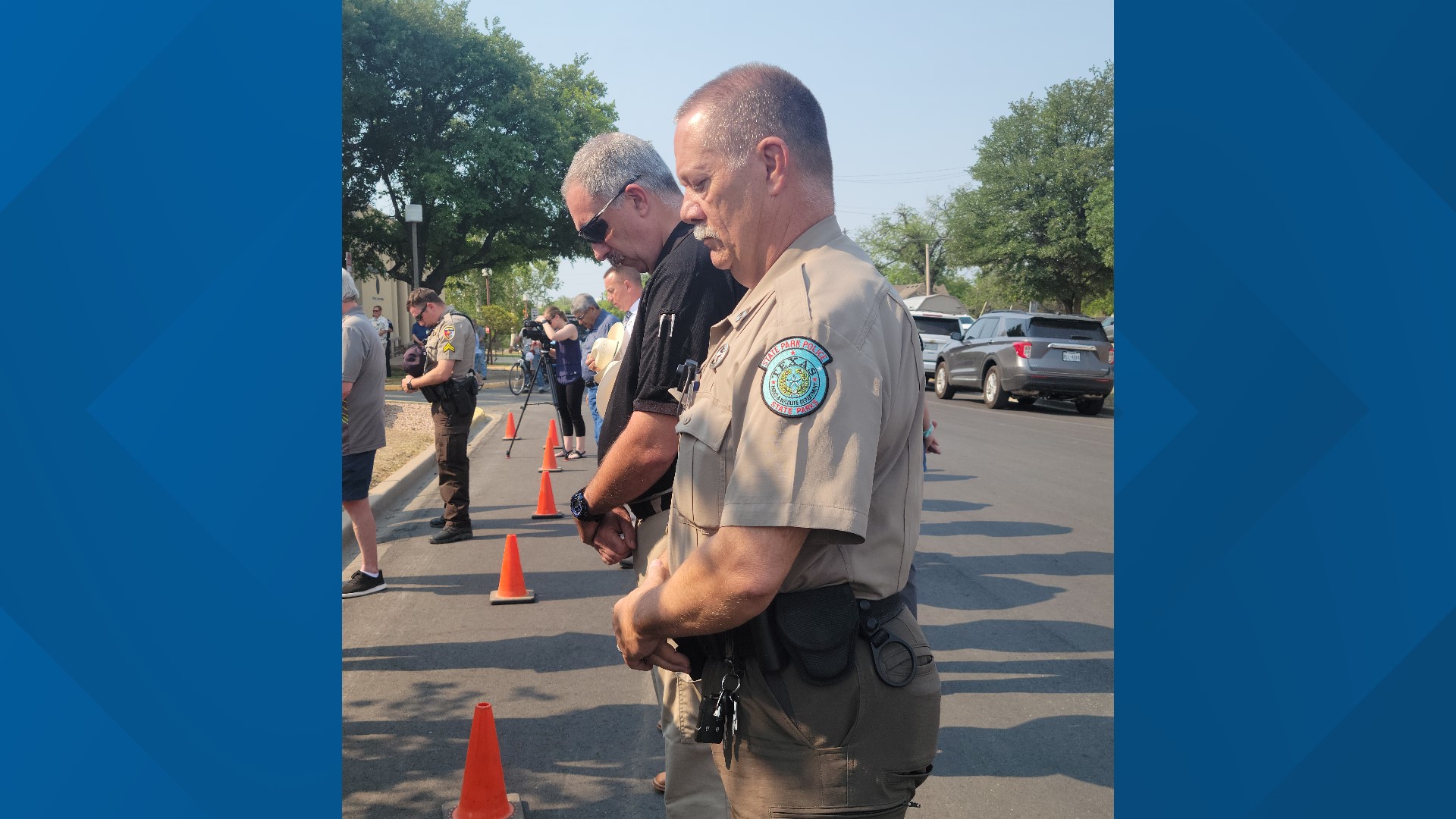 Flag-raising ceremony held at San Angelo Police Dept. Monday ...