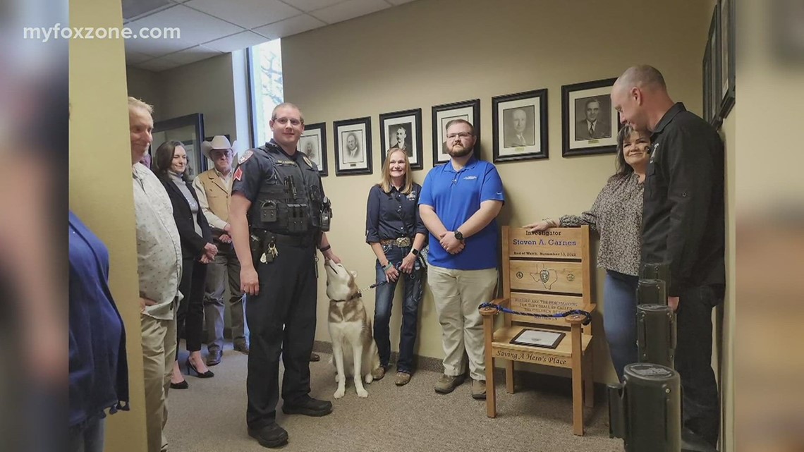 Carnes legacy honored with a handcrafted chair inside TGC office ...