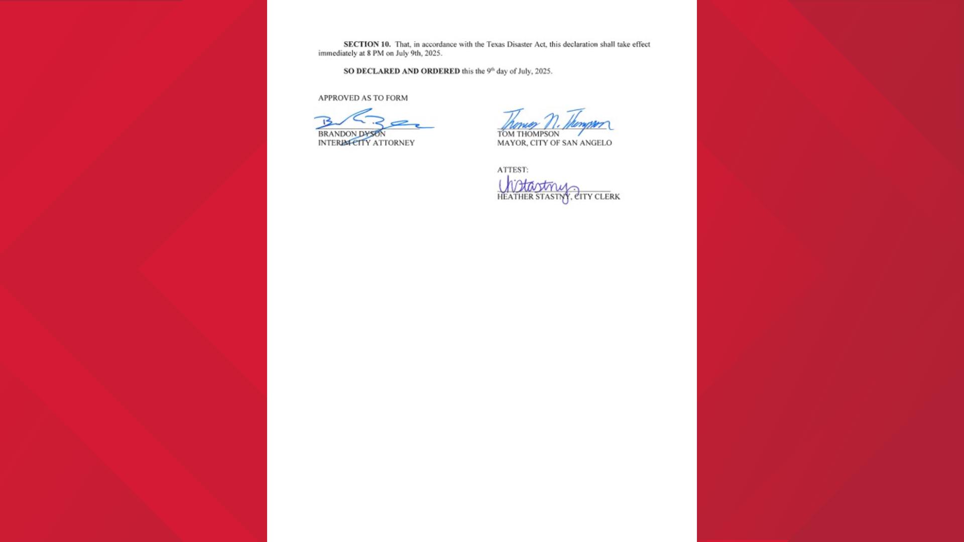 San Angelo Mayor Limits Flood Zone Access | myfoxzone.com