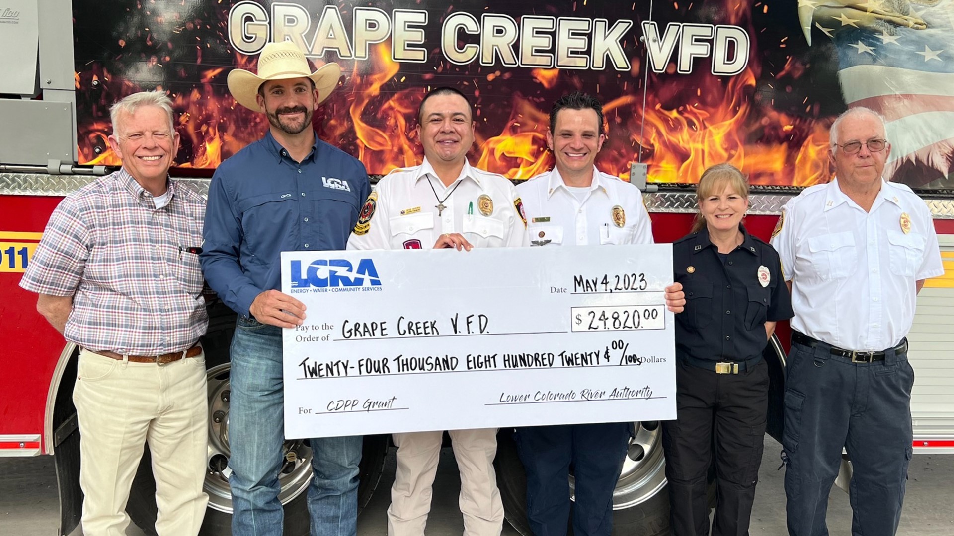 Grape Creek VFD gets grant money for new breathing equipment | myfoxzone.com