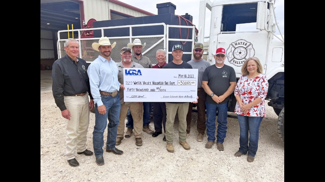 LCRA awards $50,000 grant to Water Valley VFD | myfoxzone.com