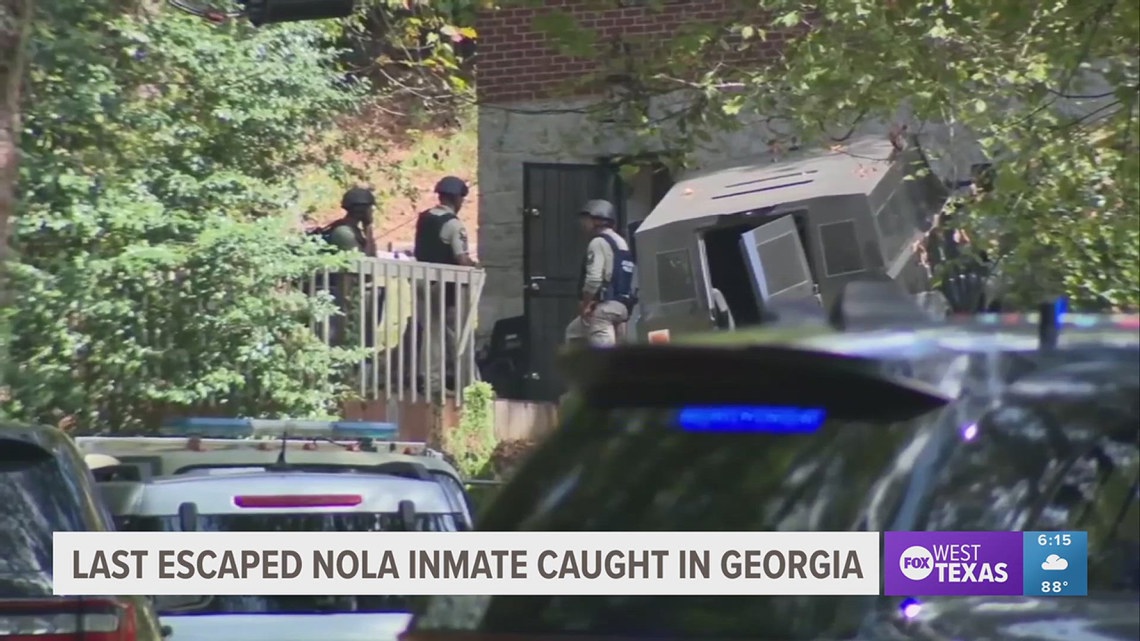 Final Escapee from New Orleans Jail Has Been Captured | myfoxzone.com