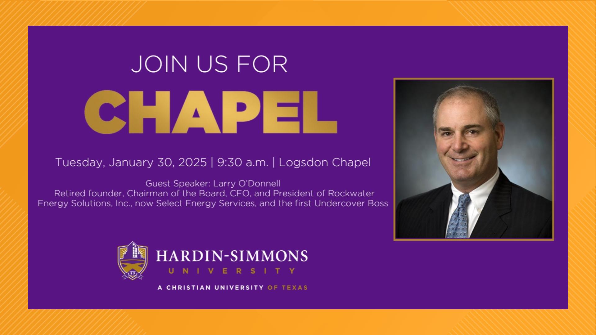 Larry O'Donnell to speak at HSU chapel | myfoxzone.com