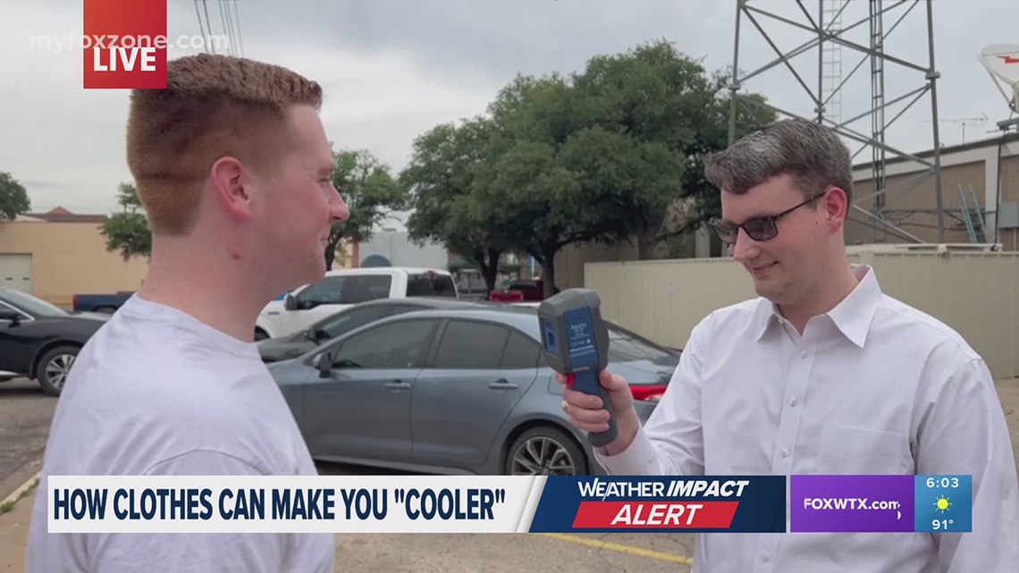 Albedo effect: Black vs. white shirts' temperature difference ...