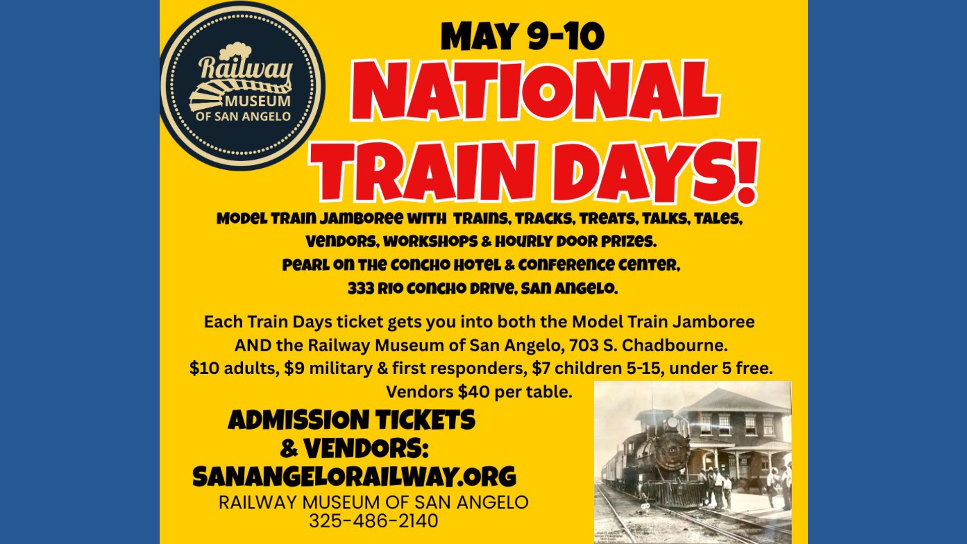 San Angelo kicks off Train Days with model trains, play and prizes May ...