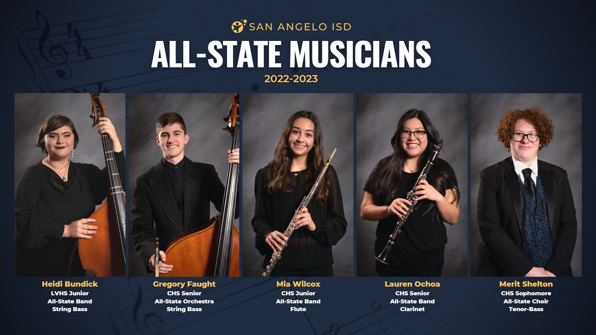 Five SAISD students named All-State Musicians | myfoxzone.com