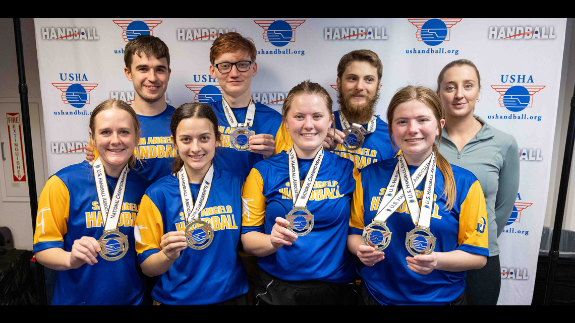 Angelo State handball team earns three national titles, places third ...
