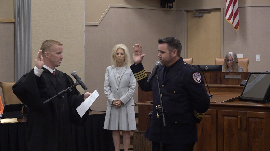 Griffith sworn in to officially become San Angelo's police chief ...
