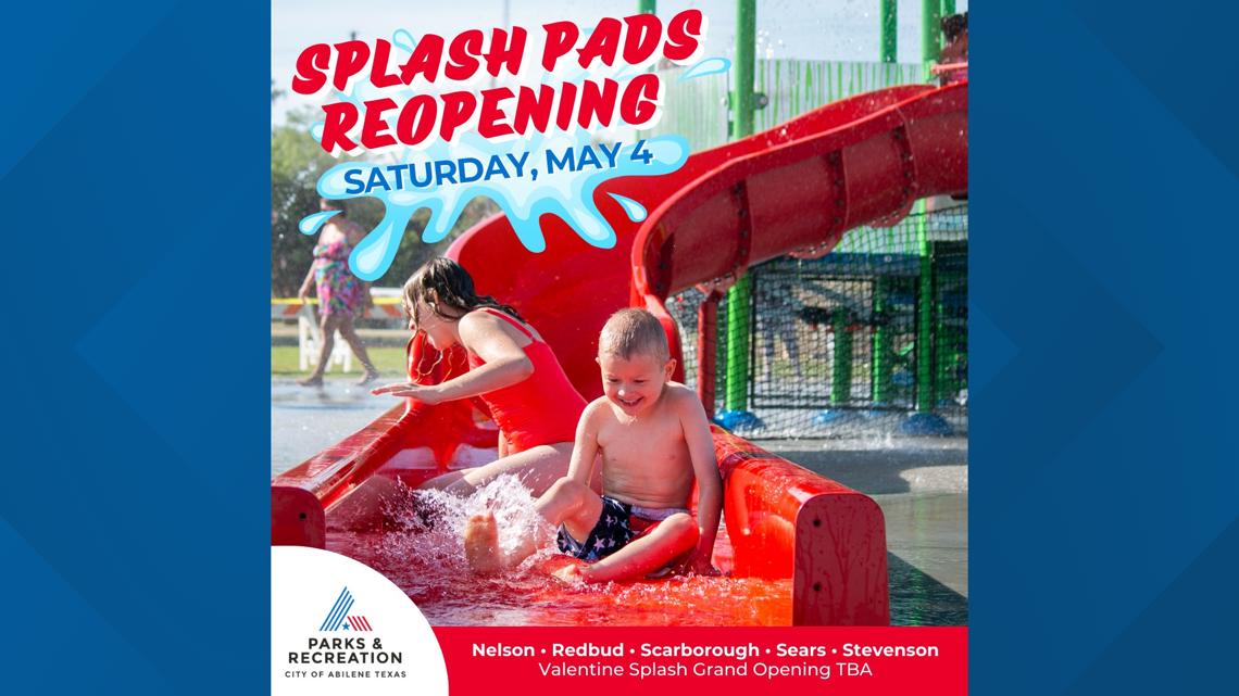 Splash pads in Abilene set to open after delay | myfoxzone.com