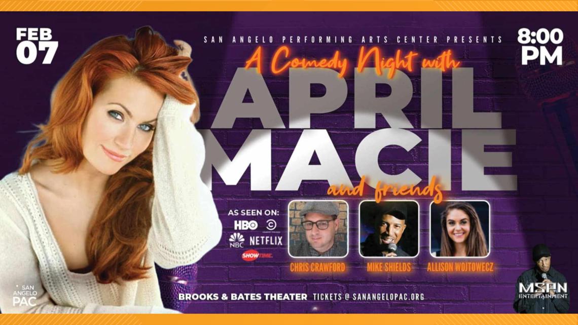Stand-up comedy show with April Macie promises laughs abound ...
