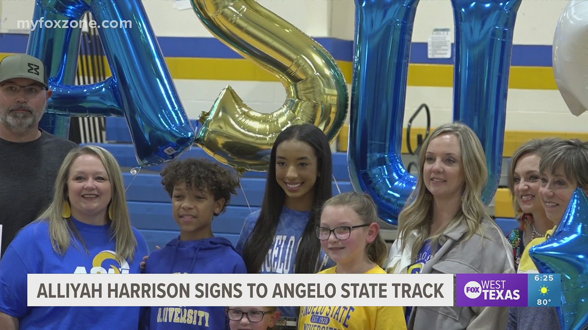 Veribest track star Alliyah Harrison signs with Angelo State ...