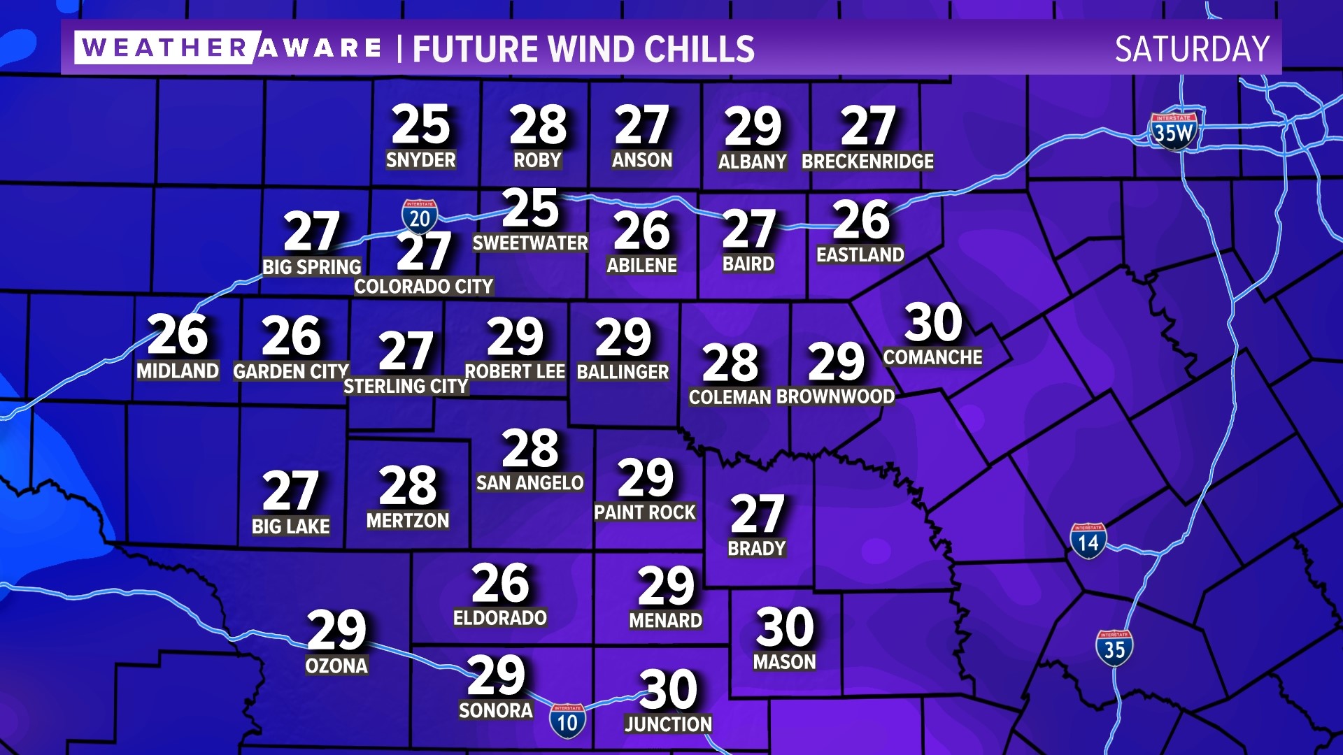 A strong cold front will bring our first freeze of the season ...