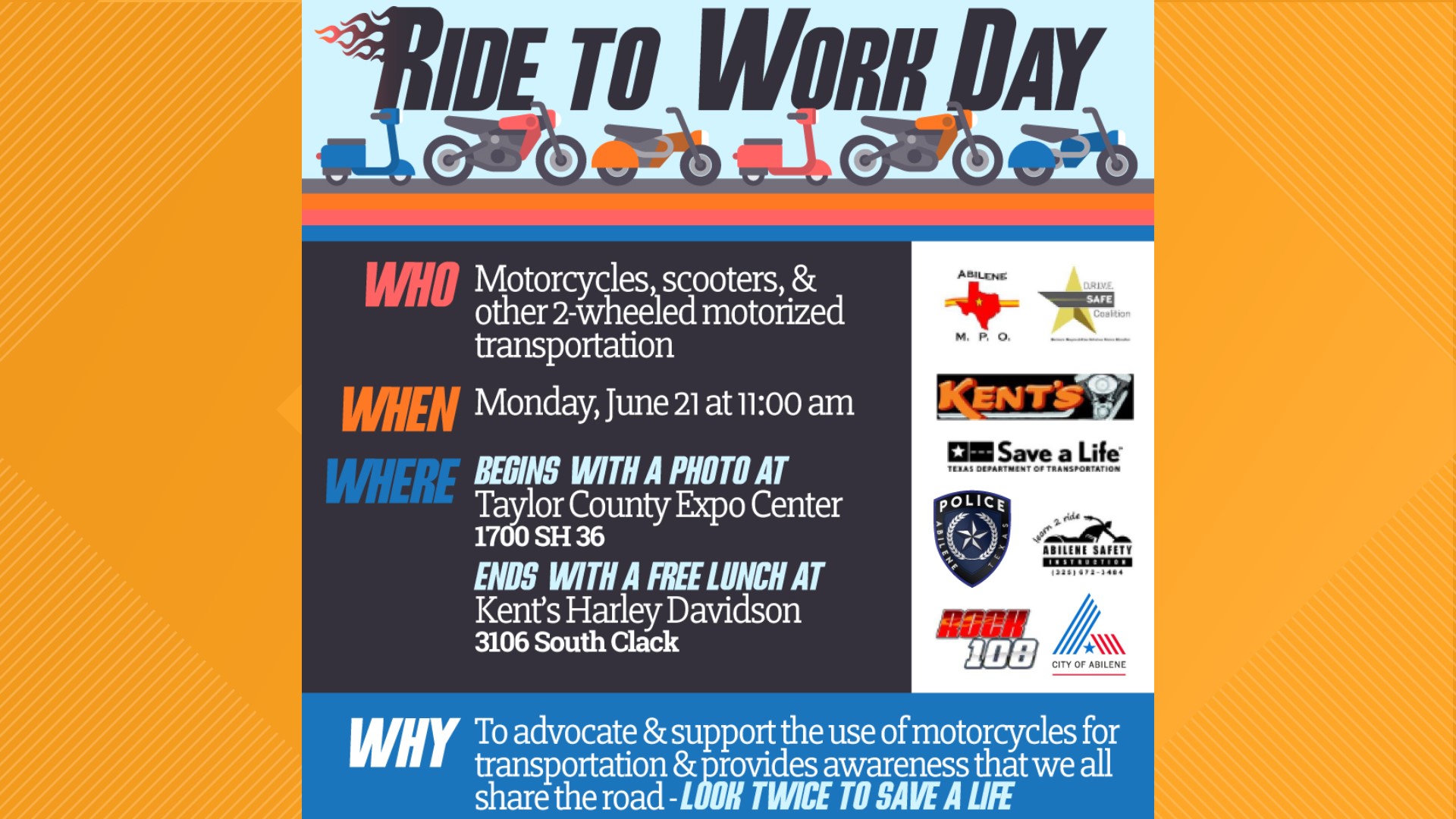 Abilene's Ride to Work Day event reminds drivers to share the road ...