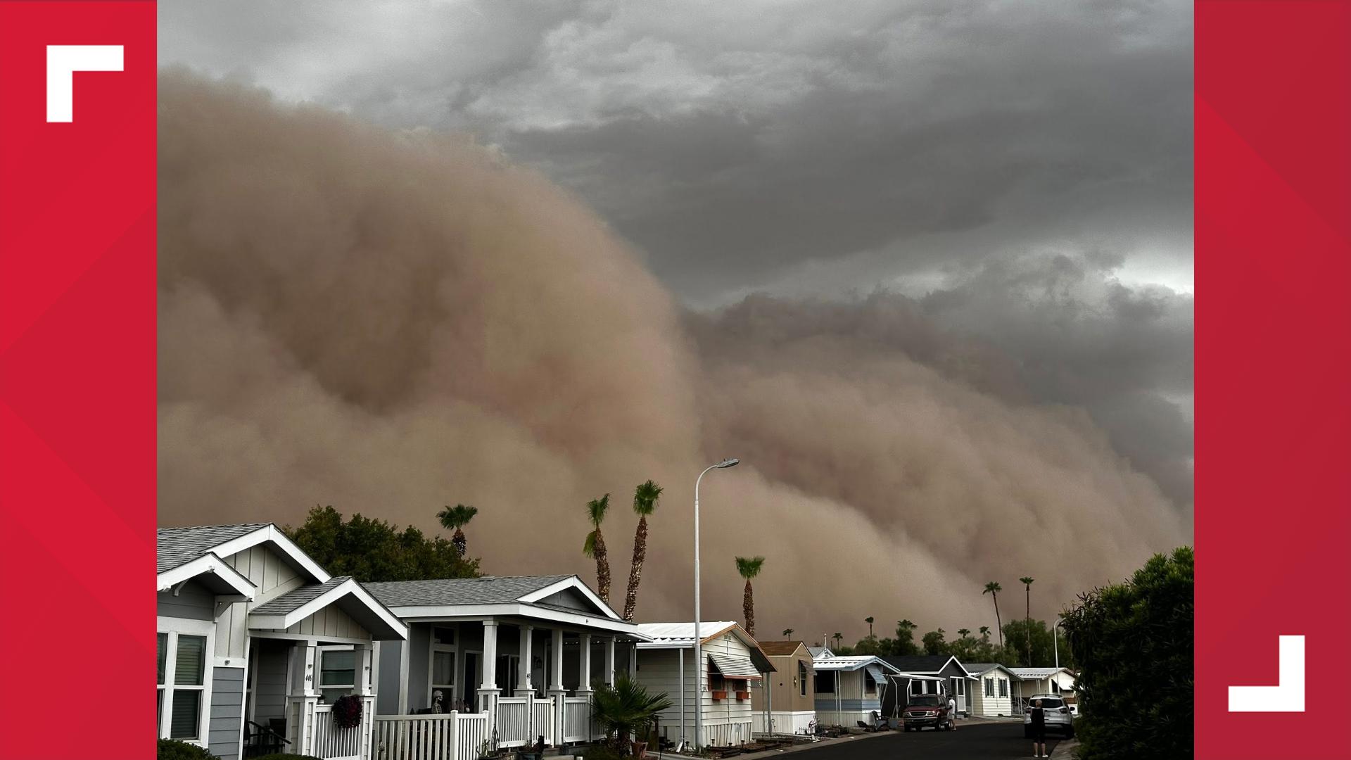 PHOTOS: Massive dust storm moves through Valley | myfoxzone.com