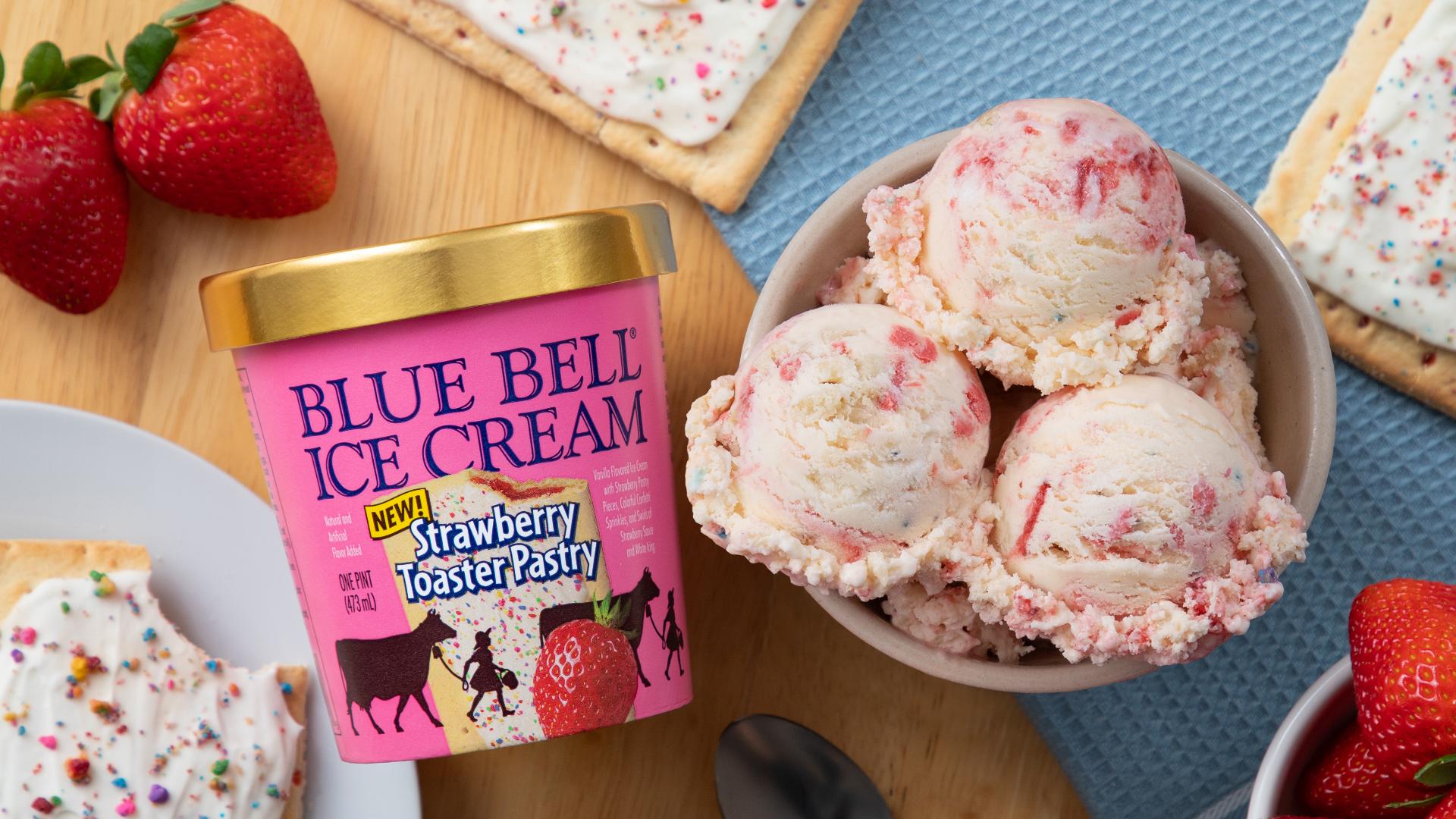 Blue Bell pops up with new flavor — Strawberry Toaster Pastry ...