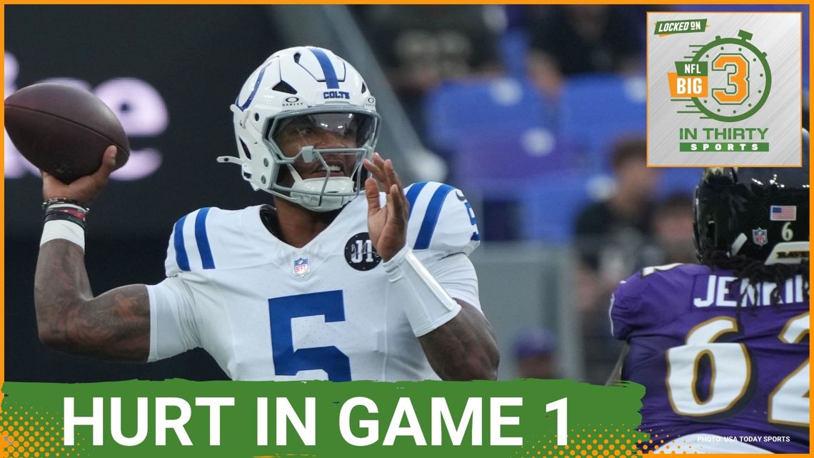 Anthony Richardson HURTS Finger In Preseason Opener For Colts | The Big ...