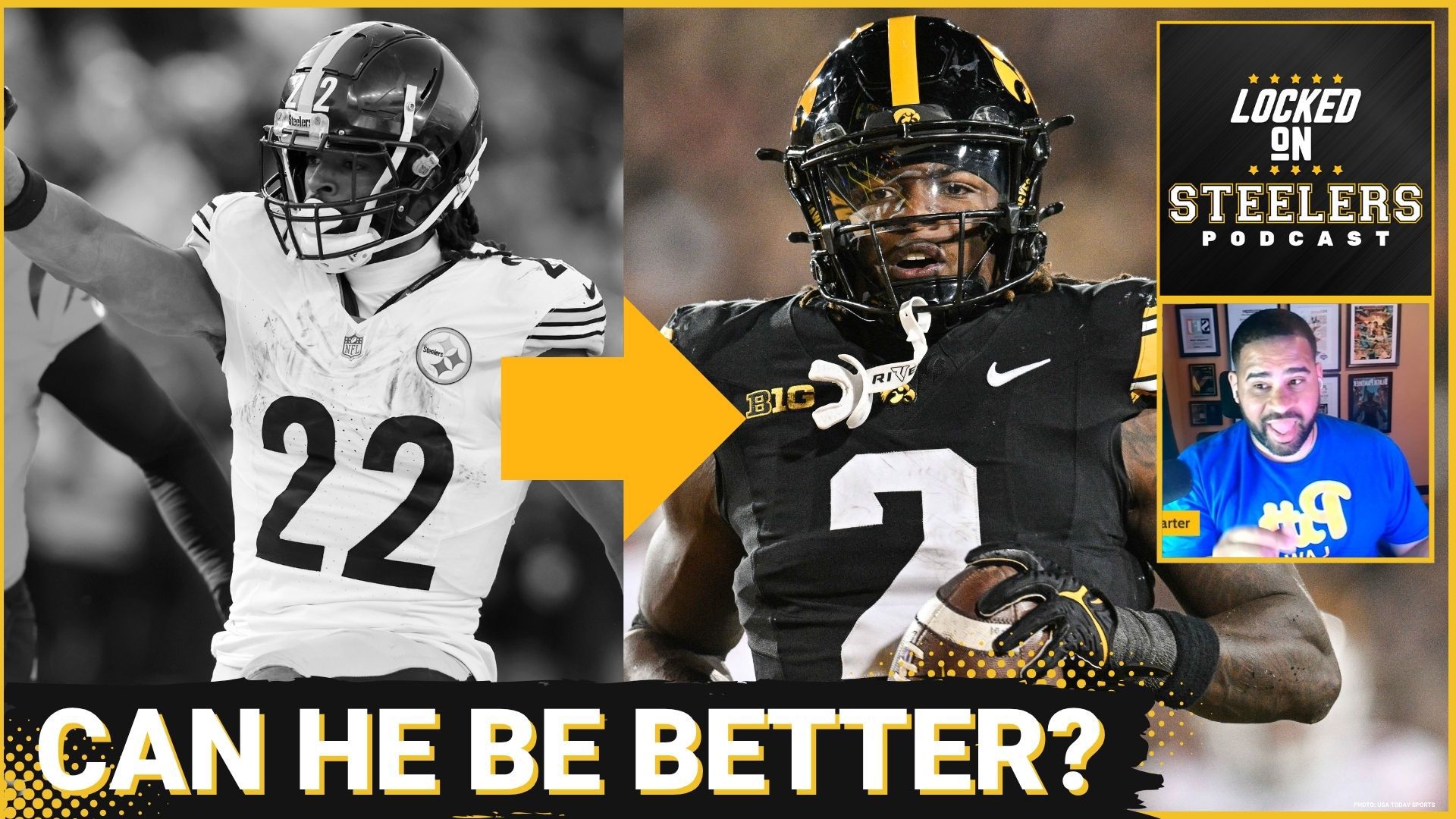 Steelers' RB Kaleb Johnson Has Vision for Instant Impact?| George ...