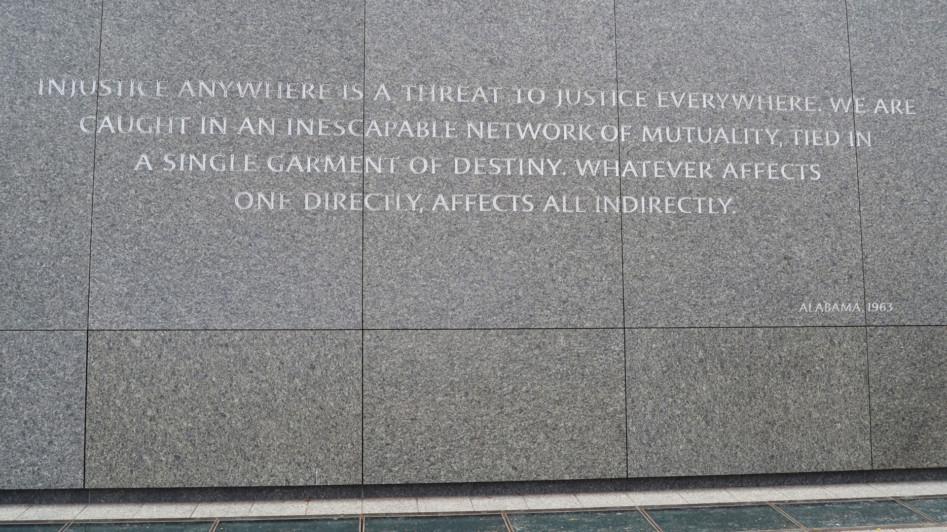 'Out of a mountain of despair, a stone of hope' | MLK Memorial brings ...