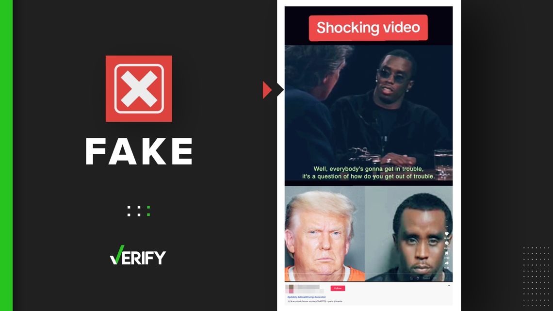 Viral Trump, P Diddy interview video is fake | myfoxzone.com