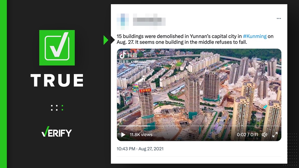 Viral video shows new buildings being demolished in China | myfoxzone.com