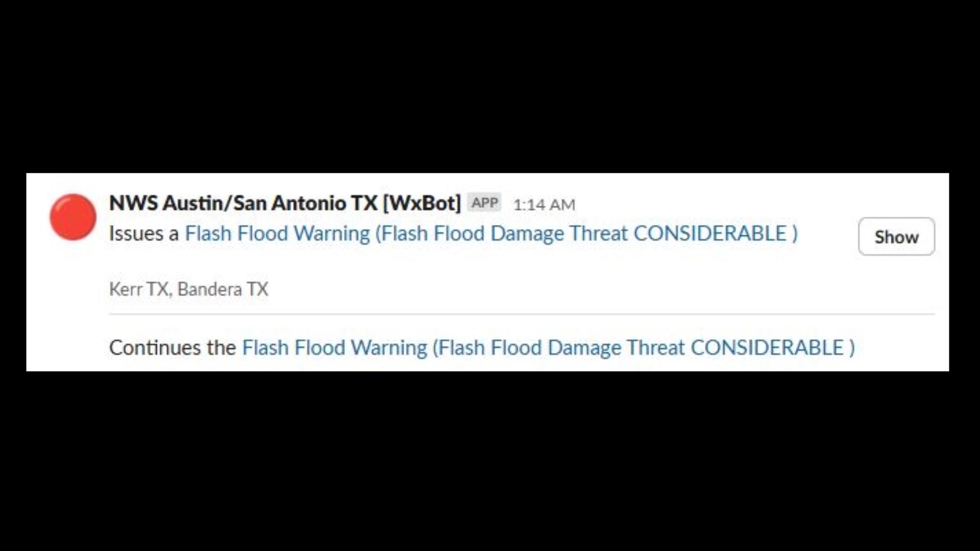 Texas flash flood: Timeline of alerts, forecasts from National Weather ...